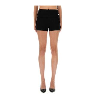 Jean Paul Gaultier Femme, Shorts, Noir, Taille: 38 FR Garter Mini-Shorts