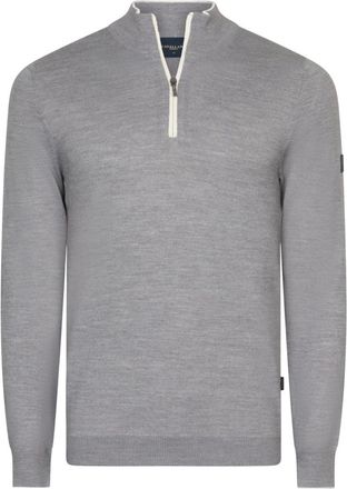Cavallaro Homme, Pulls, Gris, Taille: L Fontanio Half Zip Pullover