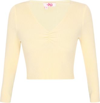 Mymo Pullover Frauen hellgelb