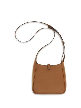 Tory Burch Womens Miller Swing Crossbody Bag Aged Tan Calf Leather Bos Taurus Shoulder