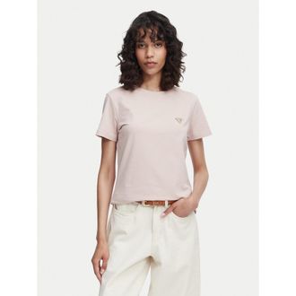 Guess T-Shirt V4YI09 J1314 Hellrosa Regular Fit