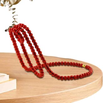 Generic Weinhalter mit Perlenkette, Weinhalter zum Aufhängen - Weinregal in Form einer Halskette aus Edelsteinen, Rotweinflaschenhalter, kreative Neuheit, für