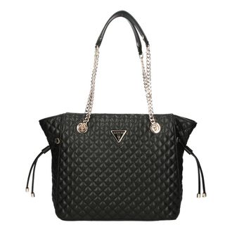 Guess Gepolsterte Kunstlederhandtasche - - Bags - Damen - Schwarzk - ONE SIZE