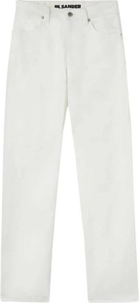 Jil Sander Femme, Jeans, Blanc, Taille: W26 Jean Large en Coton