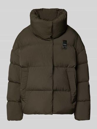 Blauer Wendejacke mit Steppn&auml;hten Modell ROSS