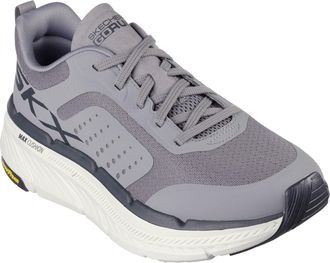 Skechers Herren Max Cushioning Premier 2.0 Residence Sneaker, Anthrazit-Kunststoff, 42.5 EU