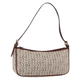 Celine Sac bandouli&egrave;re en toile Pre-owned - Femme - Pre-owned - Beige - Taille: ONE Size