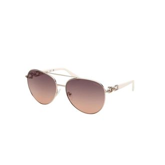 Guess Aviator Metall Sonnenbrille - - Accessories - Damen - Gelb - 61 MM