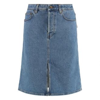 Burberry Denim Skirt - - Skirts - Damen - Blau - 2XS