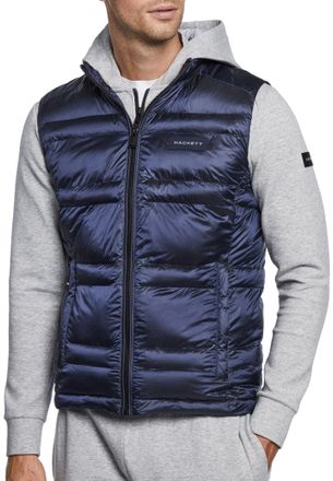 Hackett Herren Hs Feather Gilet Weste, blau (Marineblau), XXL