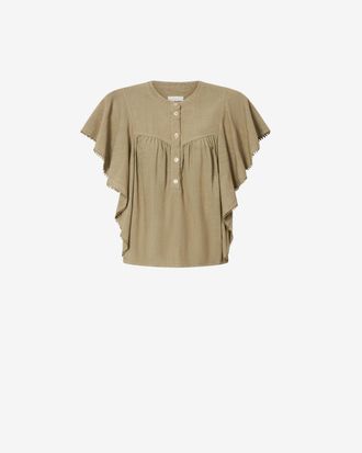 Isabel Marant Top Marlie - Femme - Light Bronze - Taille34 - Marant &Eacute;toile