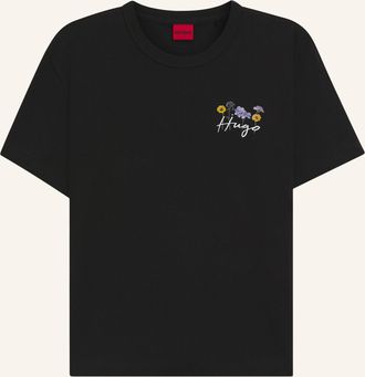 HUGO BOSS Hugo T-Shirt Destrel_4 Regular Fit schwarz