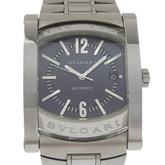 Bulgari Pre-owned Assioma Edelstahl Automatik - - Pre-owned - Herren - Grau - ONE SIZE