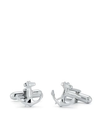 Mateo Bijoux Anchor Manschettenkn&ouml;pfe - Silber