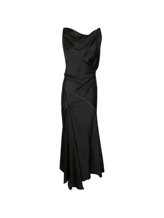 Victoria Beckham V Neck Midi Dress