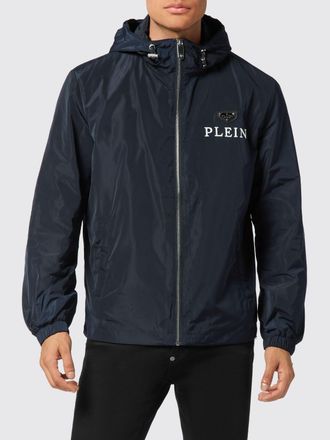 Philipp Plein Coupe-vent en tissu technique &agrave; capuche avec logo imprim&eacute;
