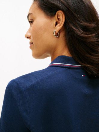 Tommy Hilfiger Poloshirt TH SCRIPT LYOCELL ZIP SS POLO