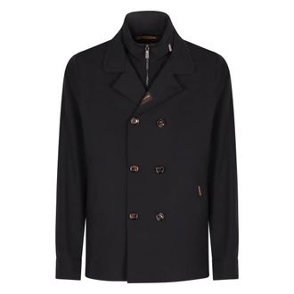 Moorer Gepolsterte Reversjacke - - Jackets - Herren - Blau - L