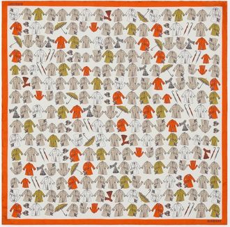 Burberry Foulard en soie Trench