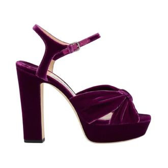 Jimmy Choo London Heloise 120 Sandal - - Shoes - Damen - Lila - 38 EU