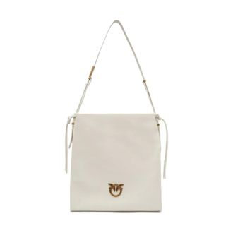 Pinko Pinko, Femme, Sacs, Blanc, Taille: ONE Size Sac &agrave; Bandouli&egrave;re Blanc Style Chic