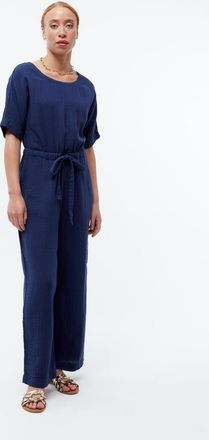 Givn Damen vegan Jumpsuit Musselin Kayla Nightshade Blau