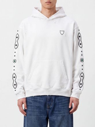 HTC Sweat &agrave; capuche oversize en coton clout&eacute; avec broderie