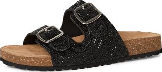 Tamaris Pantolette Damen Flach schwarz,EU 37