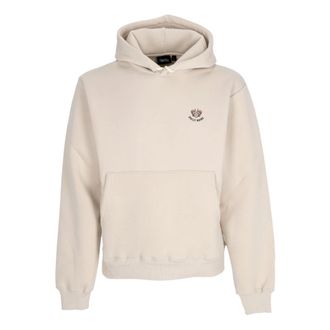 Dolly Noire Beiger Comic Hoodie mit Fronttasche - - Sweatshirts & Hoodies - Herren - Beige - M