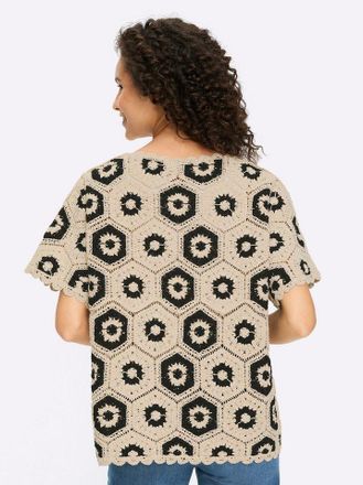 Heine Strickpullover Pullover Kurzarm