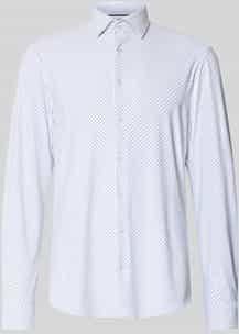 Jake*s Slim Fit Business-Hemd mit Kentkragen