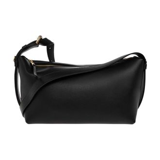 Moschino Ledertasche mit Logo - - Bags - Damen - Schwarzk - ONE SIZE