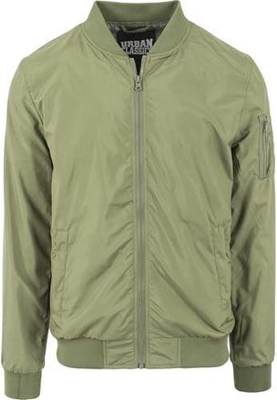 Urban Classics Homme Light Jacket Veste Bomber, Vert (Olive), M EU
