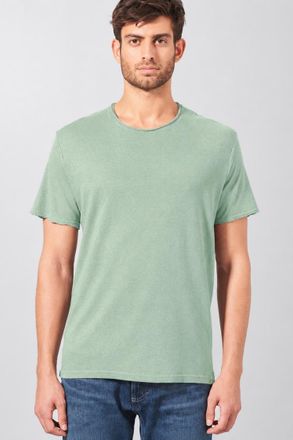 Hempage Hempage Herren vegan T-Shirt Timeless Basic Mintgr&uuml;n