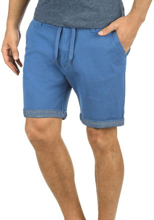 Solid Lagoa Herren Chino Shorts Bermuda Kurze Hose Mit Kordel Aus Stretch-Material Regular Fit, Größe:XL, Farbe:Federal Blue (1414)