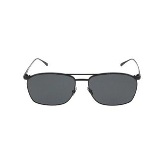 Saint Laurent Schwarze Vincent Sonnenbrille - - Accessories - Herren - Schwarzk - 57 MM