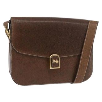 Celine Sac bandouli&egrave;re vintage doccasion - Femme - Pre-owned - Brun - Taille: ONE Size