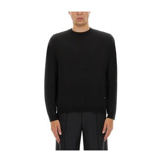 Moschino Rundhals-Strickware - - Knitwear - Herren - Schwarzk - L