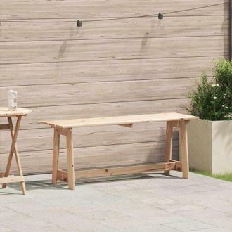 vidaXL Vidaxl - Banc ext&eacute;rieur Marron 119 x 35 x 47 cm Bois de pin massif