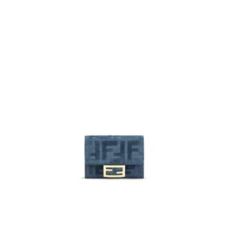 Fendi FF Logo-Plaque Geldb&ouml;rse - - Accessories - Damen - Blau - ONE SIZE