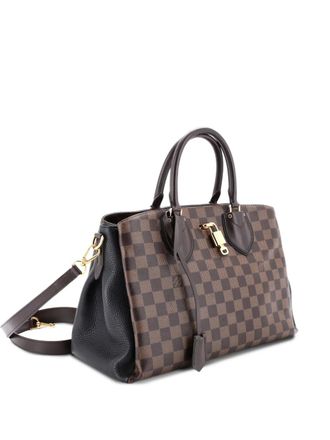 Louis Vuitton Normandy Handbag Damier and Leather satchel - Noir