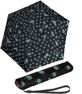 Knirps Taschenschirm US.050 Ultra Light Slim Manual rainyday - black