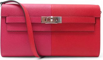 Herm&egrave;s Crossbody Bags - NEUE HERMES KELLY TO GO GELDB&Atilde;-RSE EPSOM-LEDER CRO - Gr. unisize - in Bunt - f&uuml;r Damen