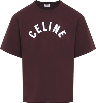 Celine Relaxed T-Shirt - - Tops - Herren - Rot - L