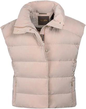 Moorer Femme, Vestes, Beige, Taille: 40 FR Mily Vest