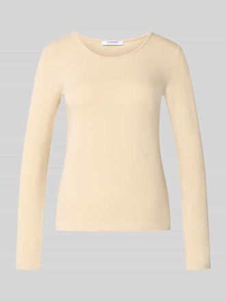 Zabaione Longsleeve mit Rundhalsausschnitt