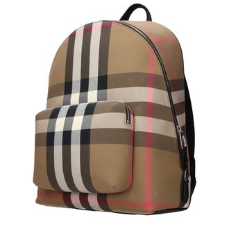 Burberry Fabric Backpack - Beige