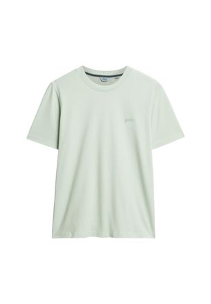 Superdry Damen Vintage Logo T-Shirt aus Bio-Baumwolle mit Stickerei Gischt Grün 42