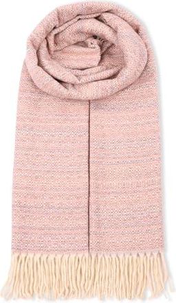 Malito more than fashion malito - &Eacute;charpe tendance pour femme - &Eacute;charpe XXL en viscose m&eacute;lang&eacute;e - &Eacute;charpe dhiver - Design &agrave; carreaux moderne et long - Pashmina - S602, Rose, t