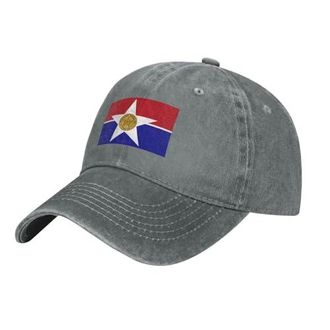 Generic Drapeau De Dallas Femme Homme Casquettes Snapback D&eacute;contract&eacute; Trucker Caps Styl&eacute;e Hip-Hop Cap pour Tennis Toutes Les Saisons Voyage